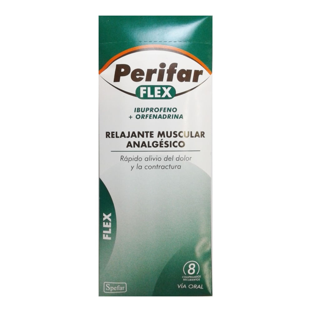 Perifar Flex x 8 Comprimidos - Farmacity Uruguay