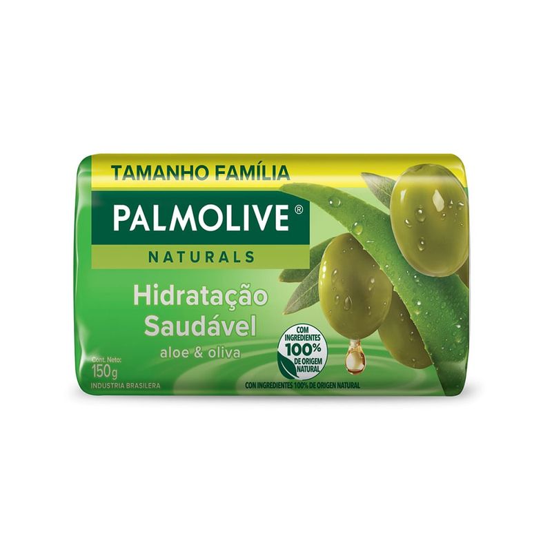 Jabón en Barra Palmolive Naturals Aloe y Oliva x 150 g - Farmacity Uruguay