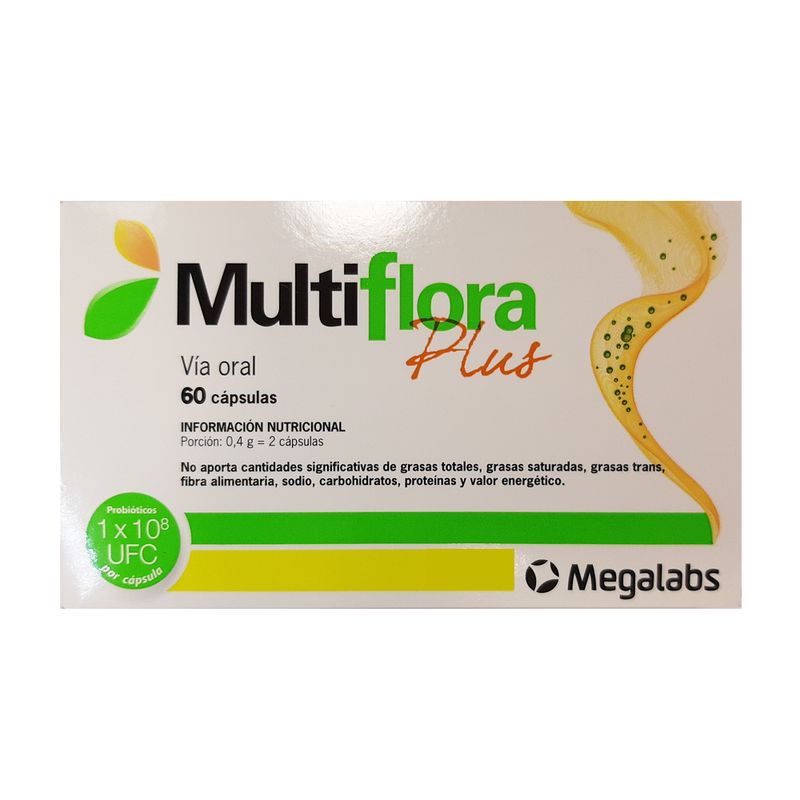 Multiflora Plus x 60 Cápsulas - Farmacity Uruguay